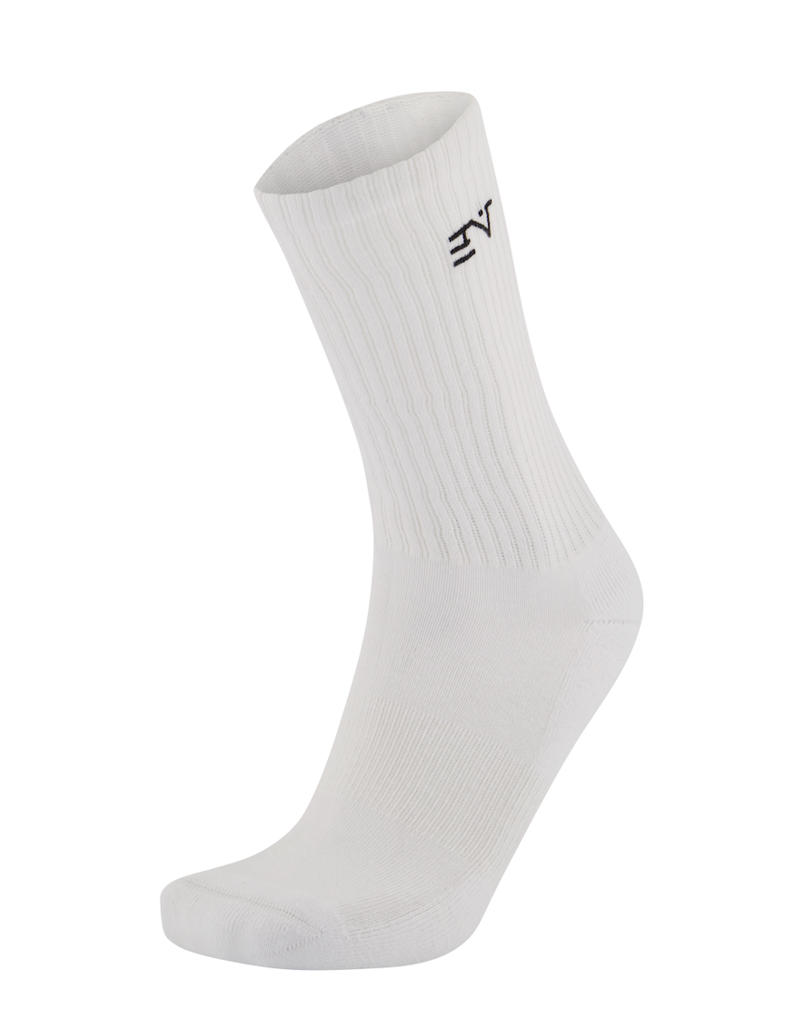 WHITE ENT CREW SOCKS – ELITE-N-TITLED